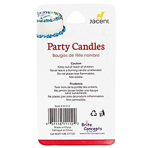 Jacent Polka Dot Number Birthday Candle Cake Topper - #4 Candle