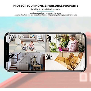 Kebei 2023 Upgraded1080P Magnetic WiFi Camera,Indoor Camera Home Security Camera Wireless WiFi Camera,Car Cameras for Surveillance