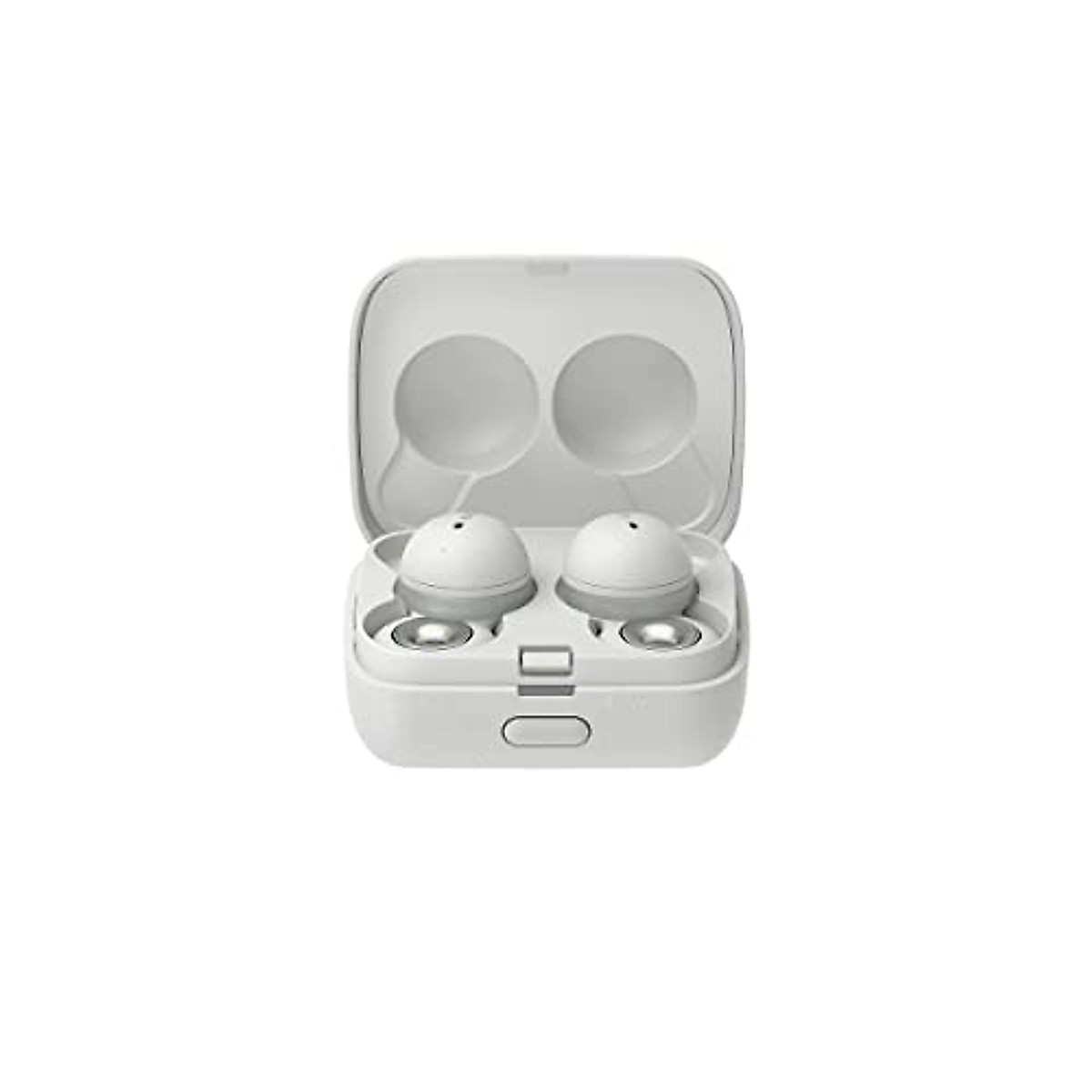 Sony LinkBuds Truly Wireless Earbud Headphones with an Open-Ring Design for Ambient Sounds and Alexa Built-in, Bluetooth Ear Buds Compatible with iPhone and Android, White
