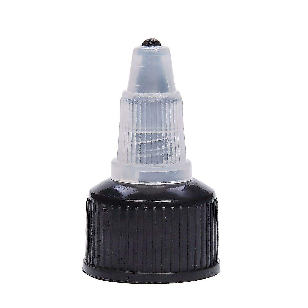 DOWEI 1oz Empty Ink Bottles,12pcs 1oz Twist Cap Plastic Clear Transparent Pigment Container Accessories Twist Top Bottle 1oz,30ml Squeeze Bottles (30ML 12PCS)