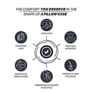 Al Ahmedani Linen Orange Satin Pillowcase for Hair and Skin, Orange Silk Pillow Case Queen Set of 2 with Envelope Closure 20x30 inches