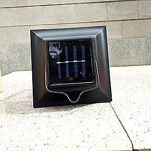 ZXY-NAN Wall Lamp Solar Lamp Home Wall Lamp Outdoor Waterproof Garden Courtyard Lighting Small Candle Fence Lamp