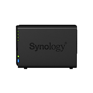 Synology DiskStation DS218 NAS Server with RTD1296 1.4GHz CPU, 2GB Memory, 8TB HDD Storage, 1 x 1GbE LAN Port, DSM Operating System