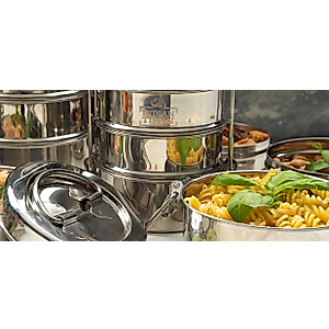 4 Tier Indian-Tiffin Stainless Steel Large Tiffin Lunch Box