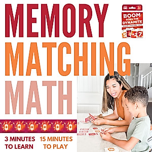 Ok2Win Boom GOES The Dynamite Math Card Game and Mixed Doubles Dice Game - Fast-Paced Fun for The Whole Family - Ages 7+