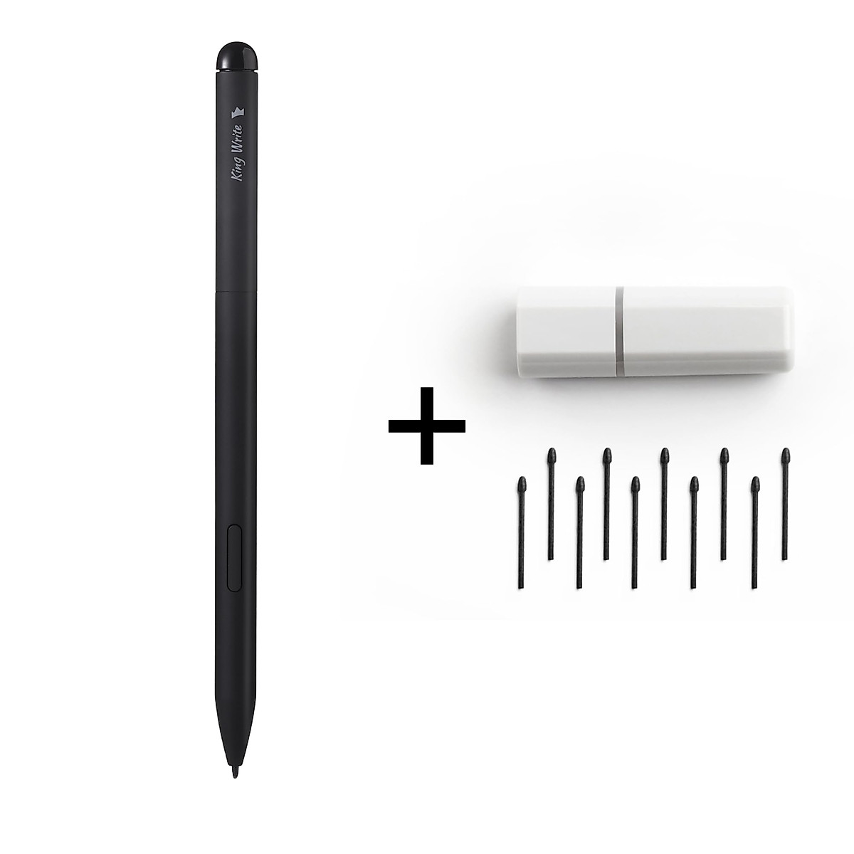 King Write MR05 EMR Stylus Black and Tip-Set, Accessories for Remarkable Tablet