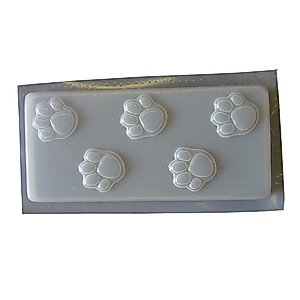 Paw Print Straight Border Edging Plastic Craft Mold use with Concrete or Cement for Making Garden Stones 5026