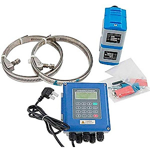 RaeSung Digital Portable Ultrasonic Flowmeters Flow Meter TUF-2000B+TM-1 DN50-700mm with TM-1 Medium Clamp-on Transducer