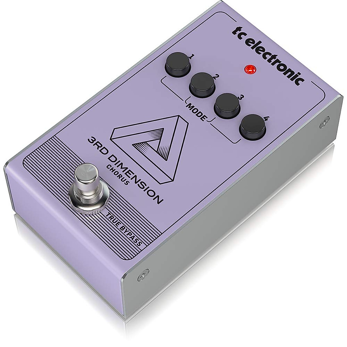 TC Electronic 3RD DIMENSION CHORUS Vintage Analog Chorus Pedal Recreation with 4-Button Effect Selection and BBD Circuitry