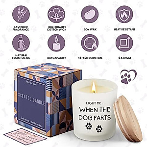 Dog Mom Gifts for Women - Dog Lovers Gifts for Women - Dog Gifts for Women, Dog Mom Gifts for Women Funny - Pet Lover Gifts, Fur Mom Gifts, Dog Themed, Dog Rescue, Dog Owner Gifts - Scented Candle
