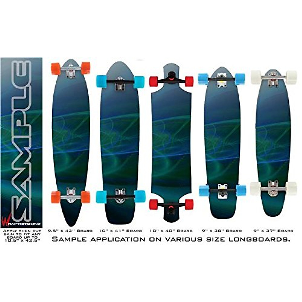 Ping - Decal Style Vinyl Wrap Skin fits Longboard Skateboards up to 10"x42" (Longboard NOT Included)