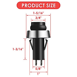 Senshare Grill Igniter Replacement for Weber 66220 Igniter Button Switch, Compatible with Weber Spirit 2 Grill Parts & Weber GS4 Grill Parts, Fits Spirit II Gas Grills E210 E310 S210 S310, 1 Pack