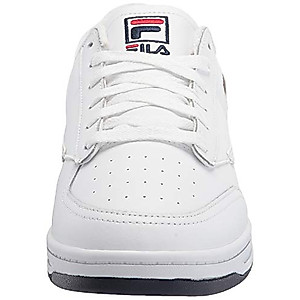 Fila mens Men's Fila Tennis 88 Sneaker, White/Navy/Red, 9.5 US