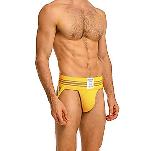 BSHETR Men's Athletic Supporters Jockstrap Active Underwear (4-Pack(Multipack), L:32"-34",81cm-86cm)