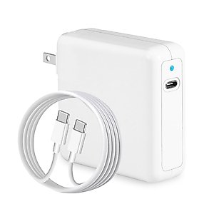 MacBook Pro Charger 96W USB C Charger for MacBook Pro 16, 15, 14, 13 inch 2024, 2023, 2022, 2021, M3 M2 M1 Mac Book Air USB C Laptop Power Adapter with LED, 5A Cable Charging