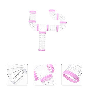 PATKAW DIY Hamster Excercise Toy Hamster Tubes Tunnels Hamster Maze Tube Hamster Tunnel Hamster Tube Kit DIY Hamster Rat Maze Tunnel
