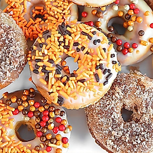 Donut Maker, Electric Non-Stick Surface Makes 7 Small Doughnuts Mini Donut Maker Machine, Mini Doughnut Maker Pancake Maker for Breakfast, Snacks, Desserts & More, Azure