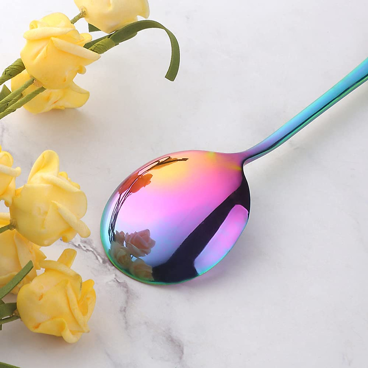 Buyer Star Stainless Steel Melting Pot, 400ml Boiler Pot for Melting Chocolate, Butter, Cheese, Caramel and Soap Making (Rainbow no.0)