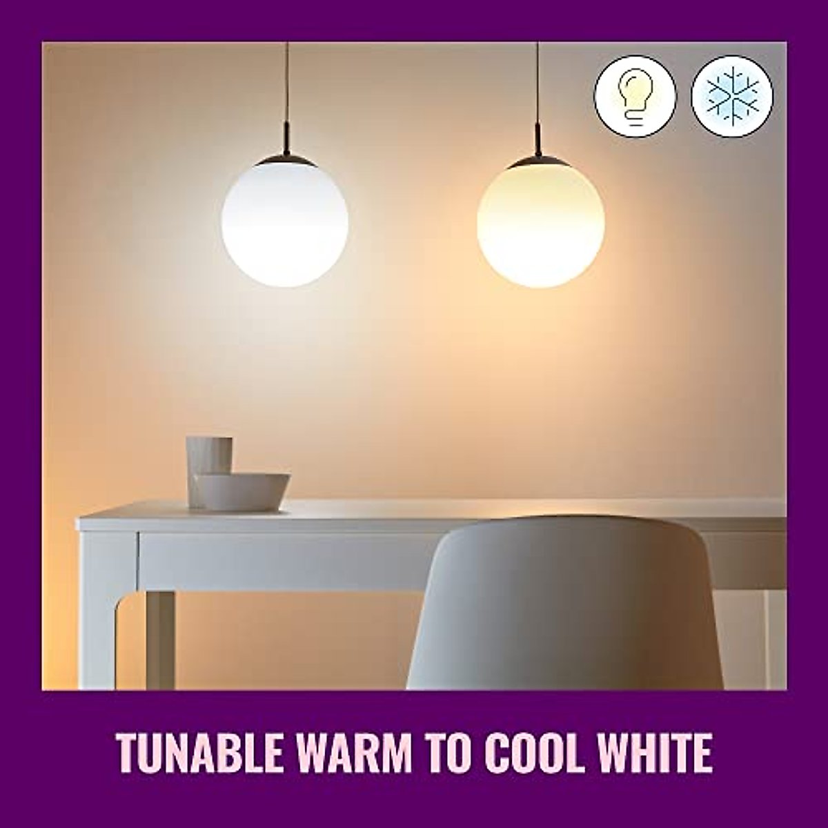 WiZ Connected 2-Pack Color 60W A19 Smart WiFi Light Bulb, 16 Million Colors, Compatible with Alexa and Google Home Assistant, No Hub Required, 2 Bulbs