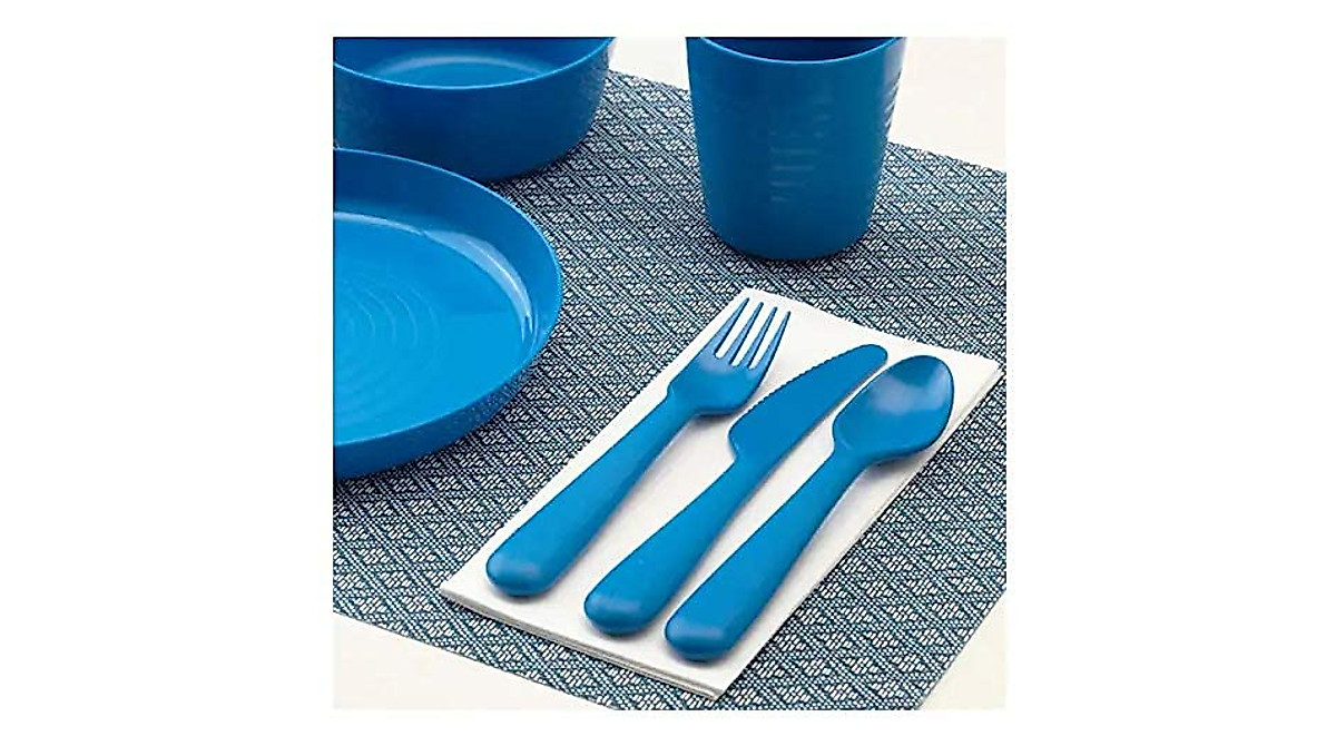 Ikea KALAS 18-Piece Childrens Cutlery Set - Safe & Durable
