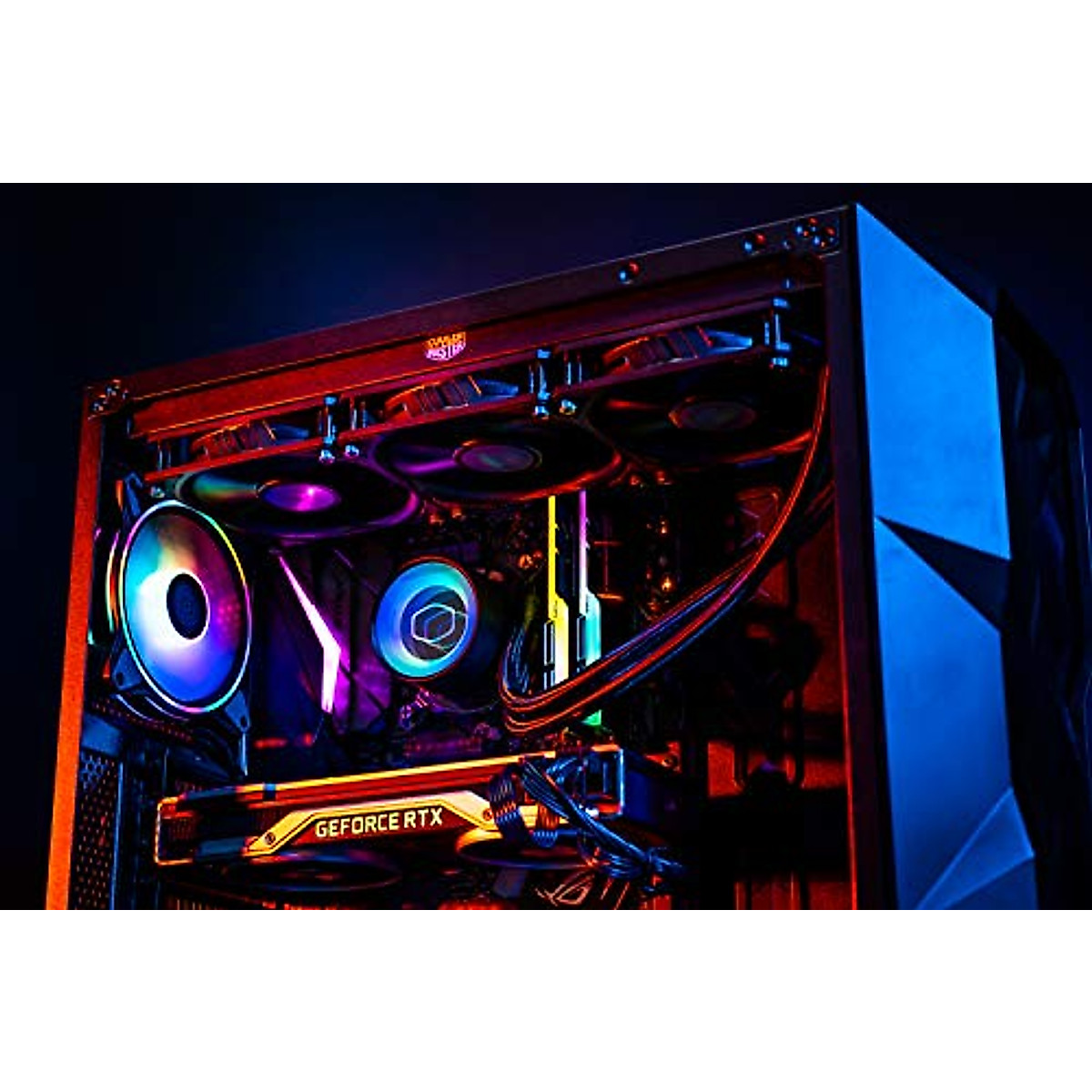 Cooler Master MasterLiquid ML360 Mirror ARGB Close-Loop AIO CPU Liquid Cooler, Mirror ARGB Pump, 360 Radiator, Triple SickleFlow 120mm, 3rd Gen Dual Chamber Pump for AMD Ryzen/Intel LGA1200/1151