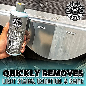 Chemical Guys SPI_404_16 Light Metal Polish, 16 oz, Blue
