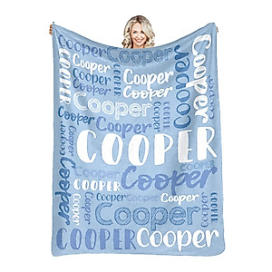 AWSWDS Personalized Name Blanket for Adult Kids Name Blanket Custom Name Blanket 3 Sizes for Valentine's Day