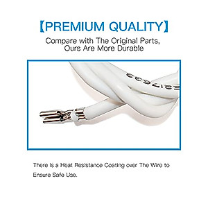 Dtong Grill Igniter Wire kit & Ceramic Electrode Vermont Casting Grill Replacement Parts, Jenn Air Grill Igniter, Ignition Electrode Gas Burner for Uniflame(5-Pack)