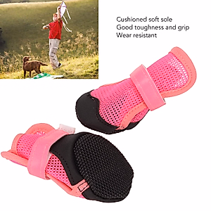 Dog Shoes, Rubber Sole Nonslip Comfortable Running Shoes for Winter Snowy Day Hot Pavement (M)