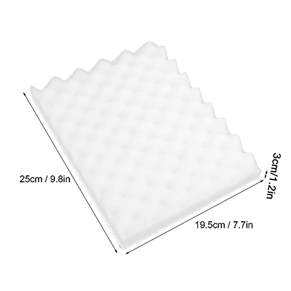 Hztyyier 2Pcs Flower Sponge Tools Waved Shape Fondant Dry Flowers Mat Pad for Cake Candy Decor Cooking Decorations