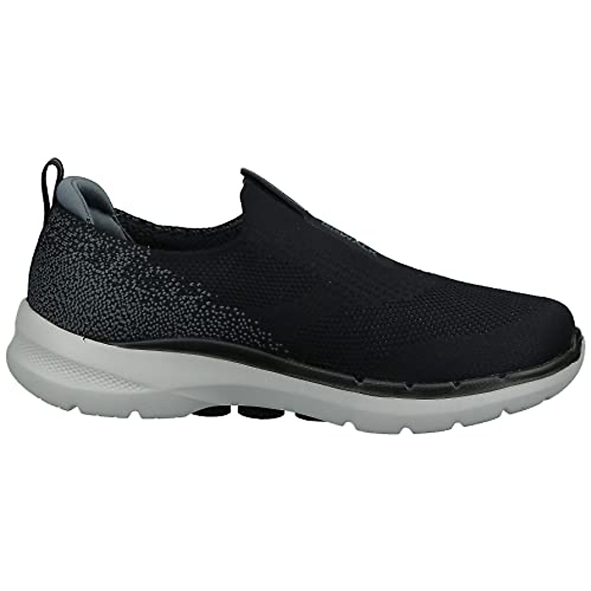 Skechers mens Gowalk 6 - Stretch Fit Slip-on Athletic Performance Walking Shoe, Black, 9 X-Wide US