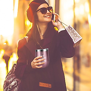 Mothers Day Gifts for Mom Women Wife Her-12 OZ Wine Tumbler Cup with Straws, Lids-Stocking Stuffers for Birthday,Christmas,Valentines Day Inspirational Gifts for Best Friend Female Sister Daughter