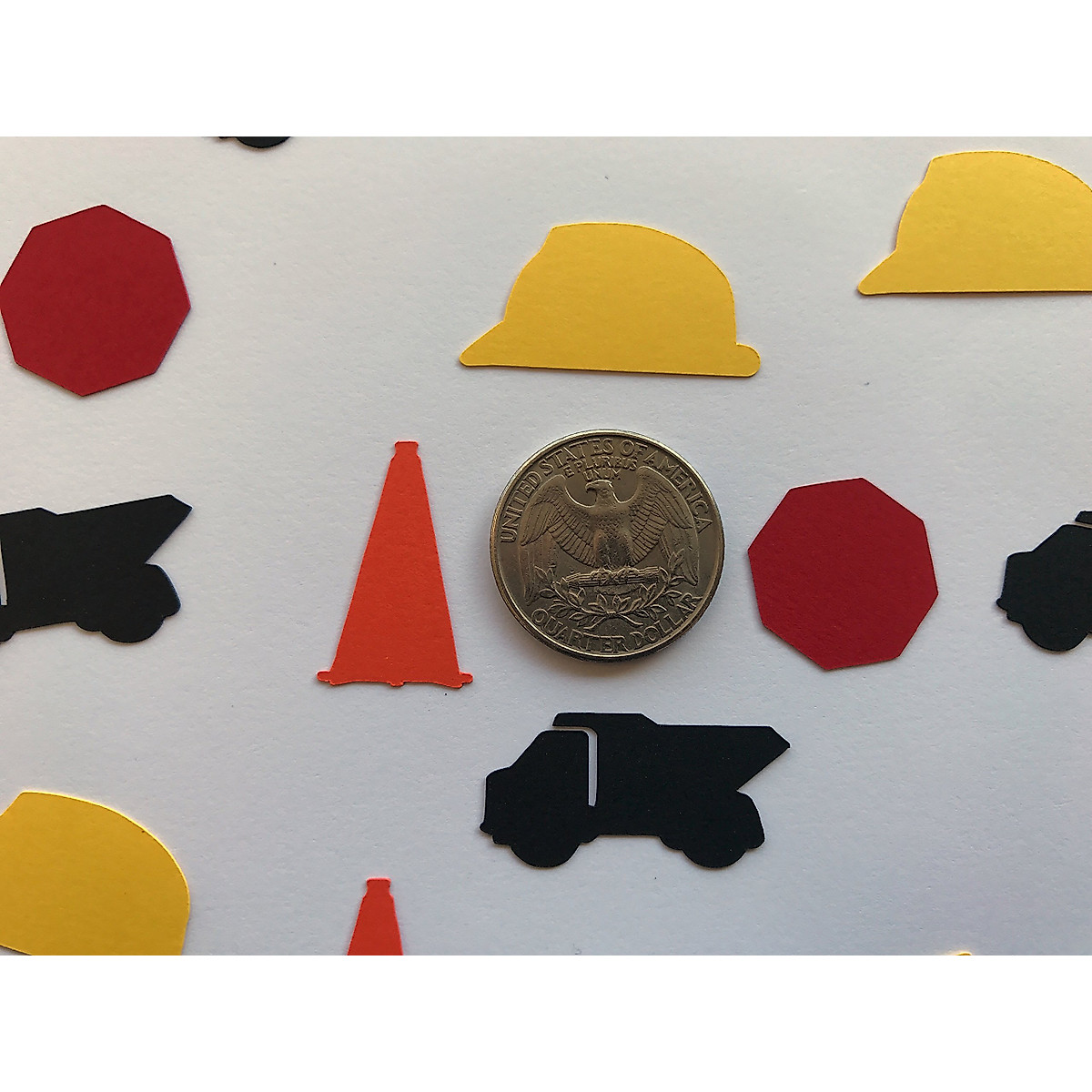 Construction Confetti - Construction Party Decor - Boy Birthday Party Decor - Construction Theme Party - Dump Truck Party - Construction Party - 200 pieces
