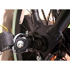 Free-fly Coupler Attachment for Instep and Bike Trailers, Flat and Angled Coupler for a Wide Range of Bicycle Sizes, Models, and Styles (1-Pack)
