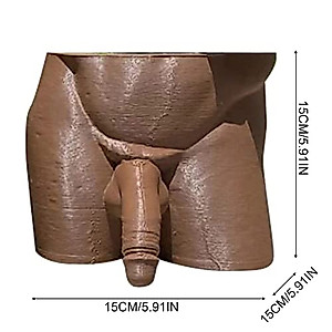 HFEHSKJ Body Vases for Decor, Unique Planter Resin Male Body Plant Pots, Unique Succulents Pot for Home Table Garden