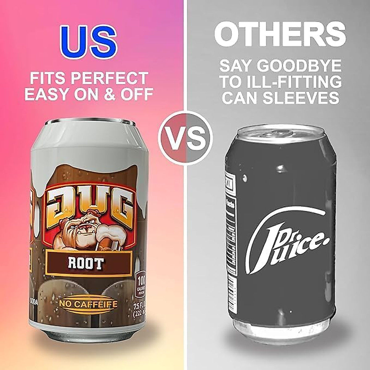 BeerSkin Skywin Silicone Can Cover- 5 Pack 12oz (355ml), Silicone Can Sleeve, Soda Can Sleeve, Hides Can by Disguising as a Can of Soda (New Mix Colors)