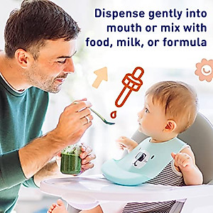 Enfamil Baby Vitamins Enfamil Poly-Vi-Sol 8 Multi-Vitamins & Iron Supplement Drops for Infants & Toddlers, Supports Growth & Development, 50 mL Dropper Bottle (Packaging May Vary)