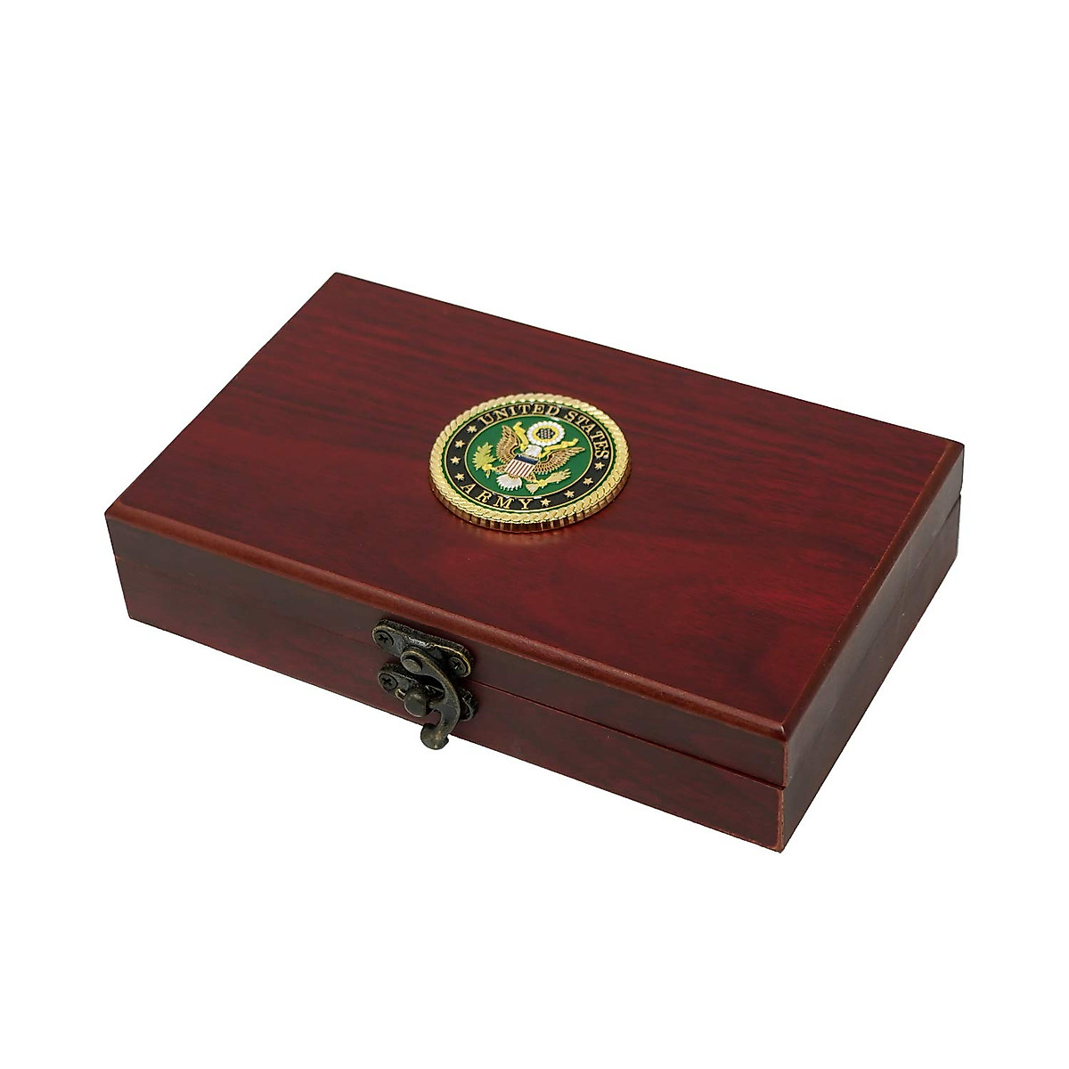 US Army Gift Set | Playing Cards & Dice | Army Rank Insignia Cards | US Army Gifts | Disabled Veteran Owned Business | Army Card & Dice Set