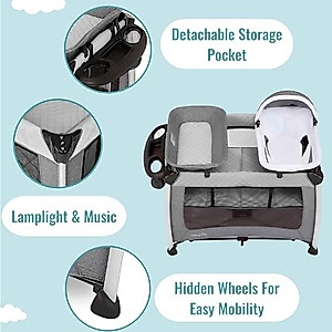 Dream On Me Princeton Deluxe Nap 'N Pack Play Yard