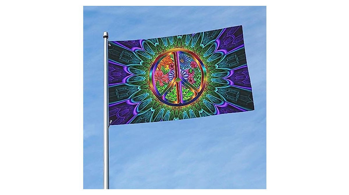 World Peace Flag - 3x5 ft Outdoor Decor