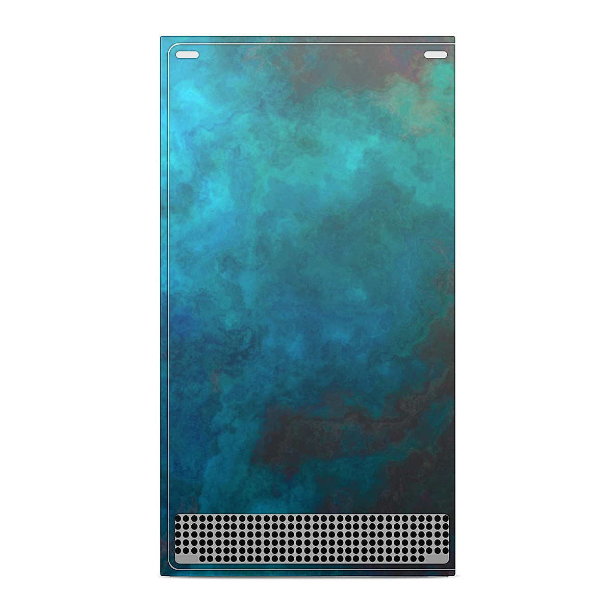 Head Case Designs Officially Licensed LebensArt Blue Malachite Art Mix Matte Vinyl Sticker Gaming Skin Case Cover Compatible with Xbox Series S Console and Controller Bundle