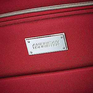 American Tourister Belle Voyage Softside Luggage with Spinner Wheels, Red, Carry-On 21-Inch