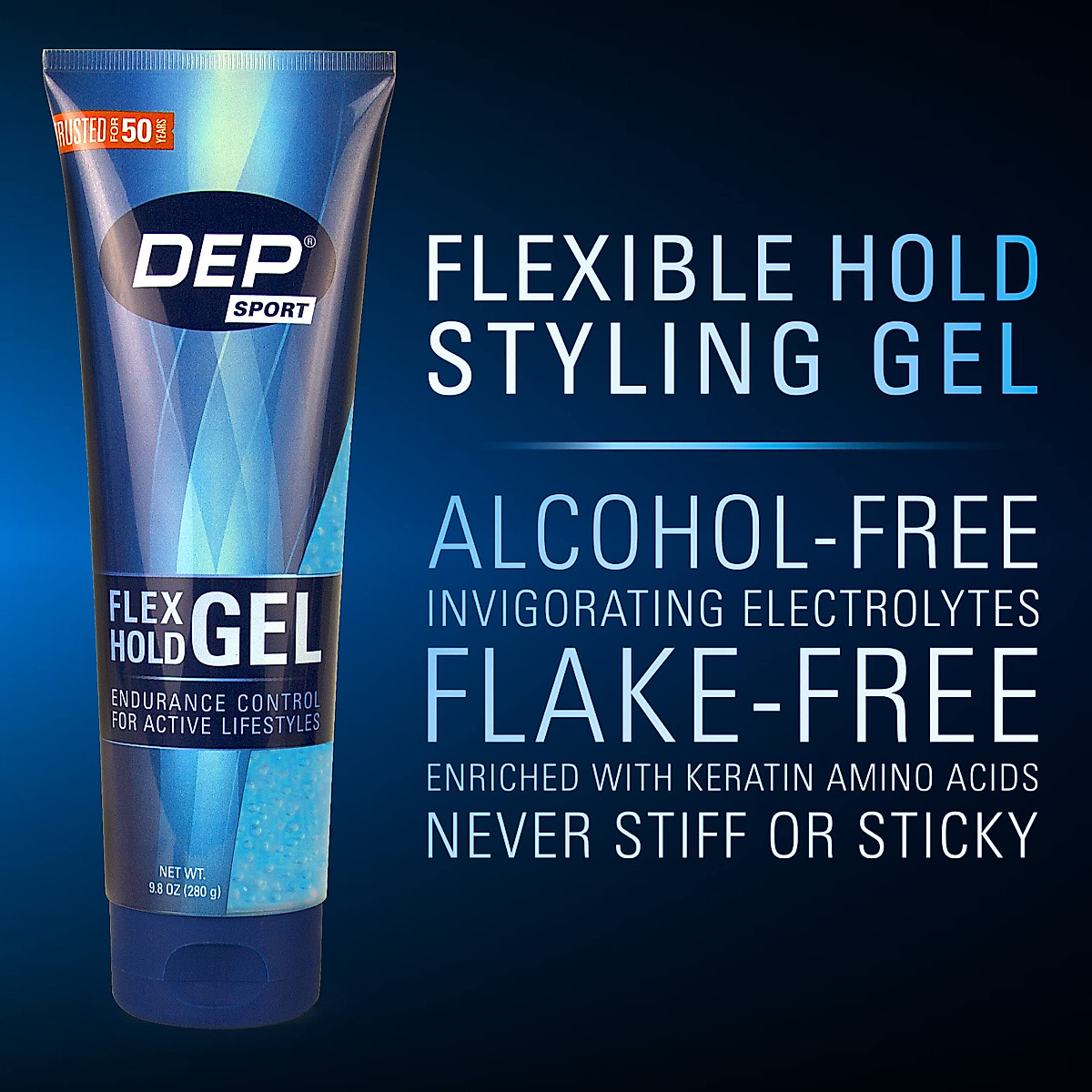 DEP Sport Endurance Hair Styling Gel, 9.8 Ounce (Pack of 3)