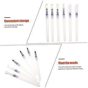 Painting Brushes 1 Set 6pcs Water Storage Pen Artist Paint s Paintbrushes Water s Birthday Set Calligraphy Pen Set Paint Brush Sets Hand Painting Brush Student Paintbrushes