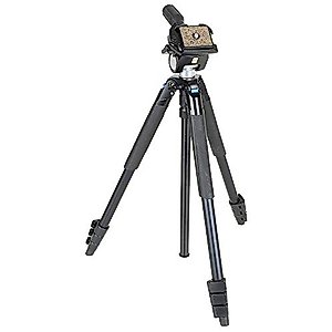 SLIK Sprint PRO III Travel Tripod EZ w/SH-707E 2-Way Head for Mirrorless/DSLR Sony Nikon Canon Fuji Cameras and More - Black (611-853)