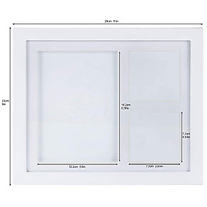 Baby Milestone Blanket & Footprint Handprint Picture Frame For Newborn Boy Girl Memory Making Keepsake Baby Shower Kit