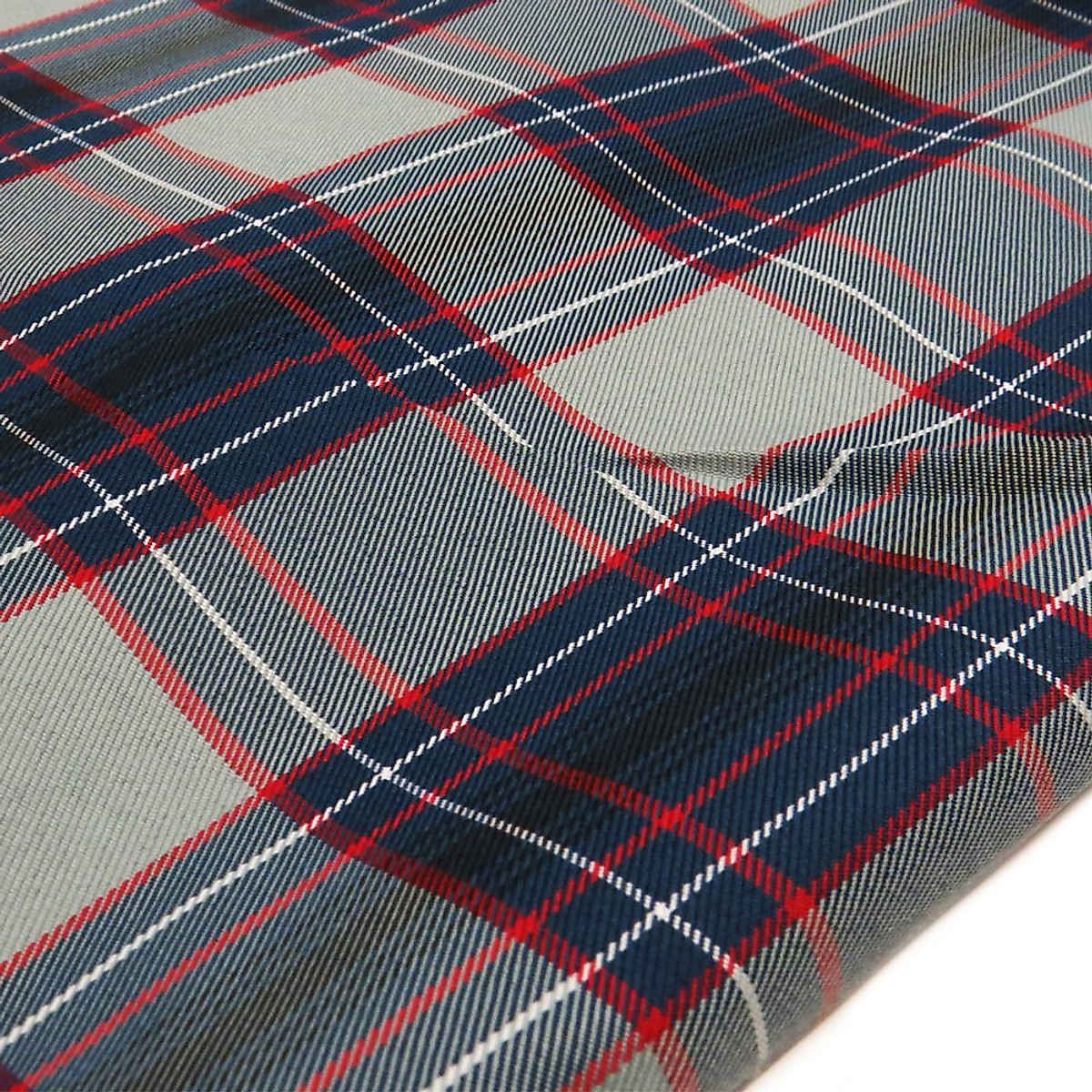 Uniform Plaid Fabric - 60” Wide | 100% Polyester - Checked Pattern with Multiple Colors - for School Uniforms &Garments