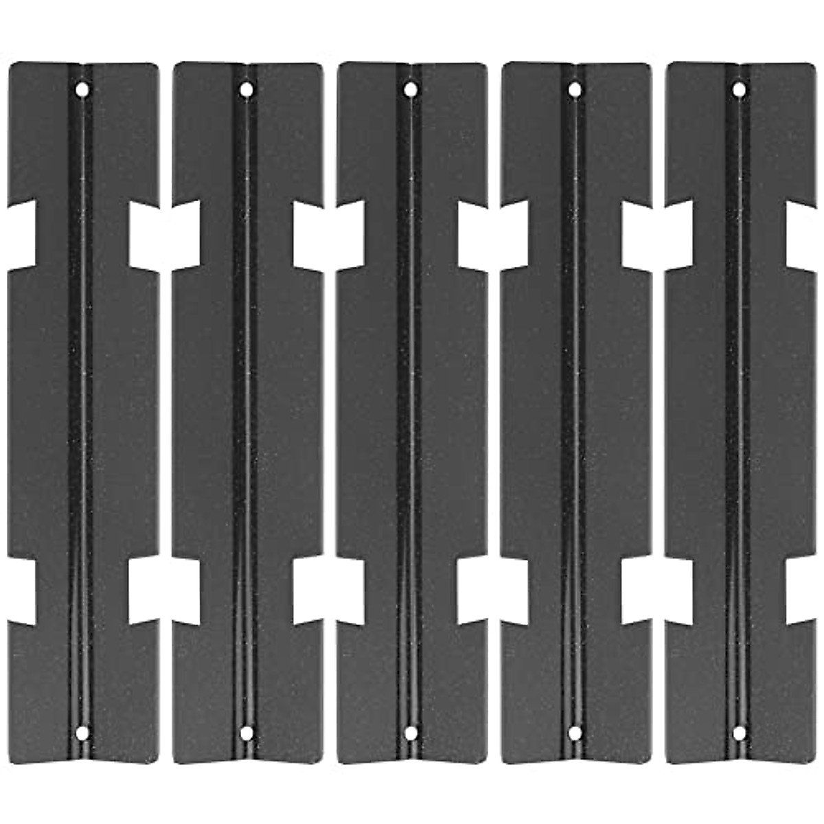 MOASKER 15-1/4" 7636 Grill Flavorizer Bars for Weber Spirit II E-310 S-310 E-320 S-320, Porcelain-Enameled Heat Plates for Weber Spirit E/S-310, E/S-320 Series Model (with Front Control Knobs), 67046