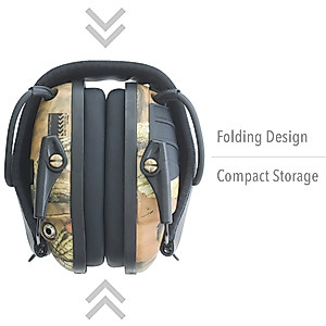Howard Leight by Honeywell Impact Sport Sound Amplification Electronic Shooting Earmuff, Camo (R-01530)