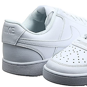 Nike Men's Court Vision Low Sneaker, White/Whiteblack, 13 Regular US